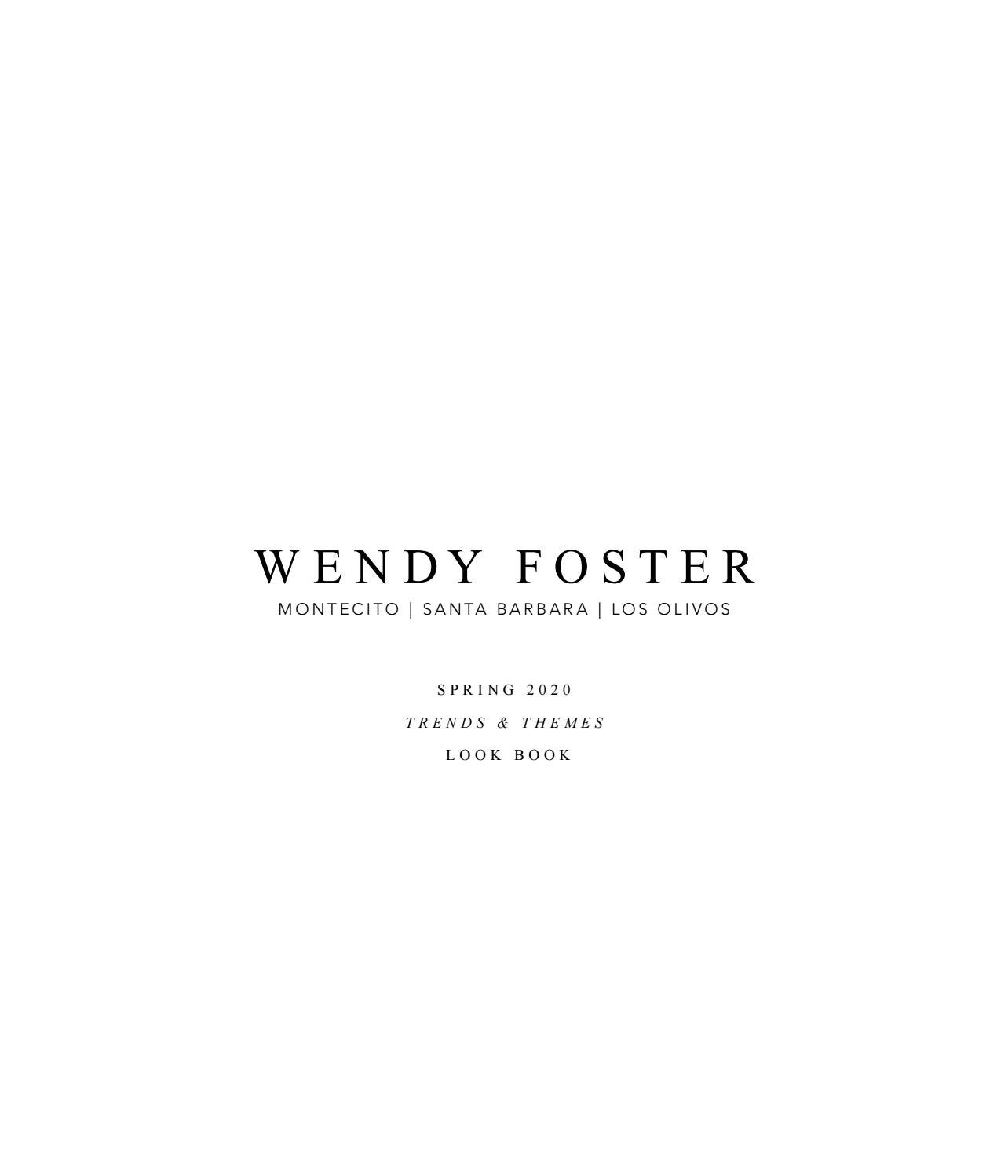 Wendy Foster Spring 2020 Look Book by Wendy Foster - Issuu