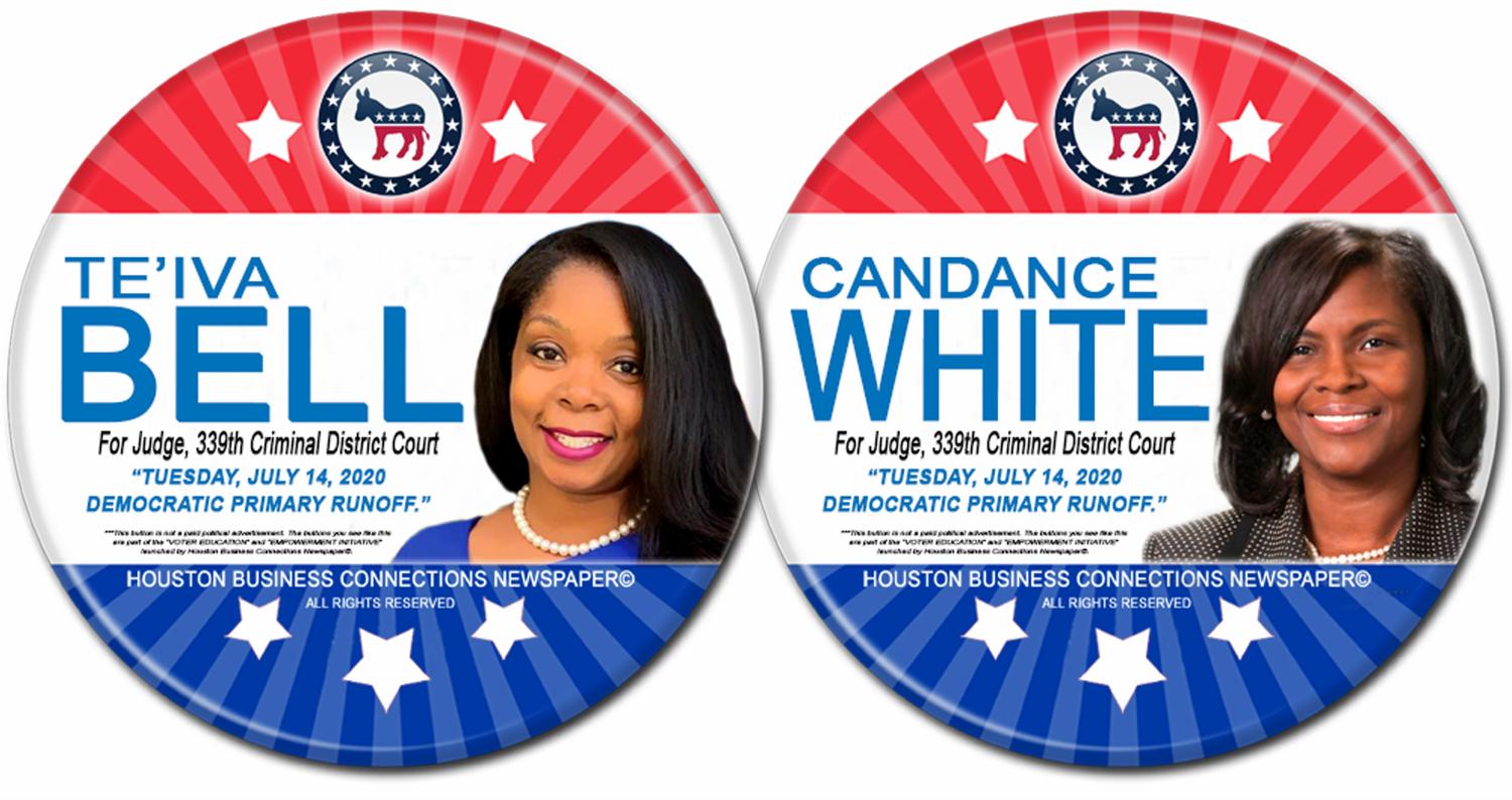 Te'iva Bell and Candance White are Tuesday, July 14, 2020, Democratic ...
