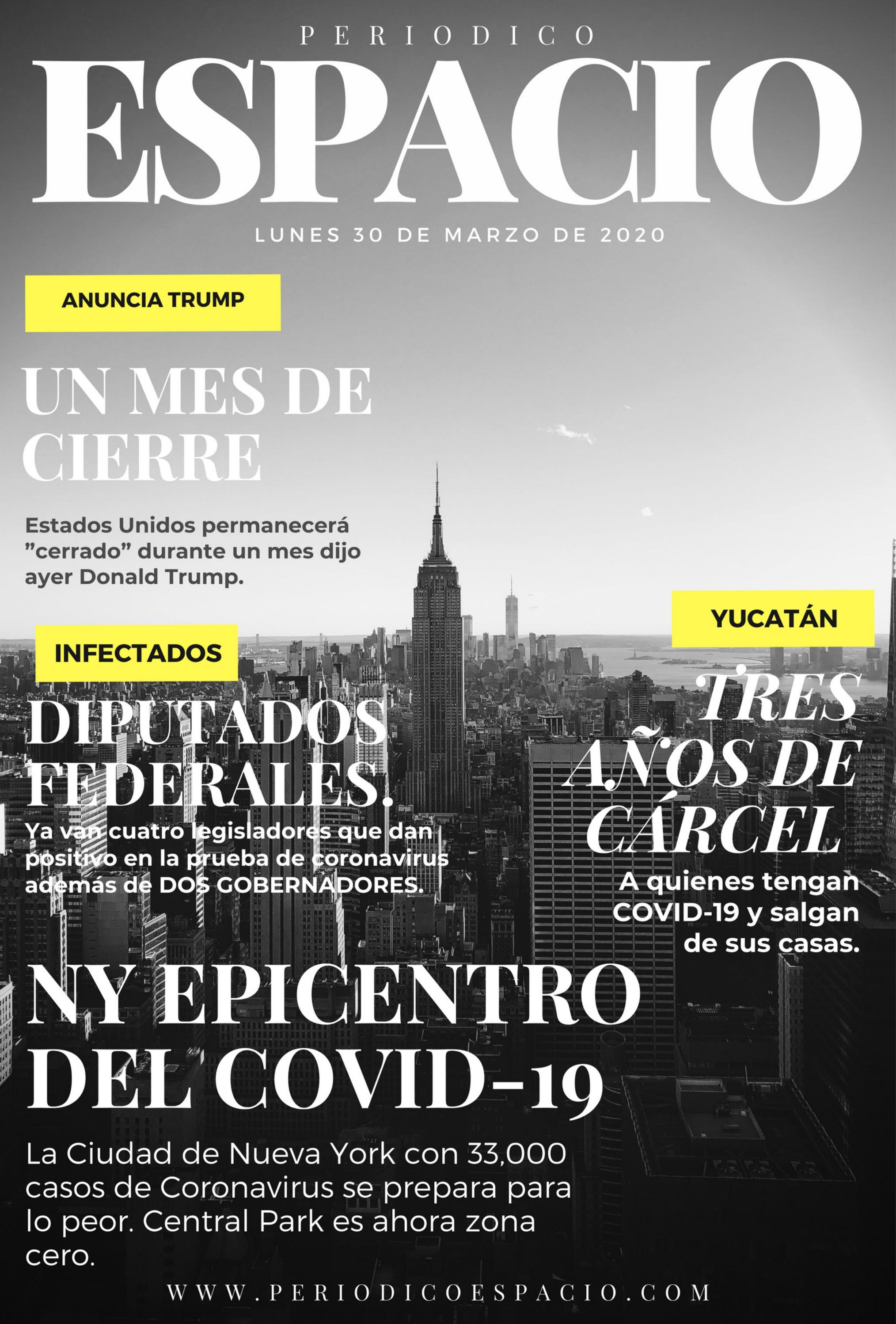 ESPACIO DIGITAL 30 DE MARZO by Periodico Espacio - Issuu
