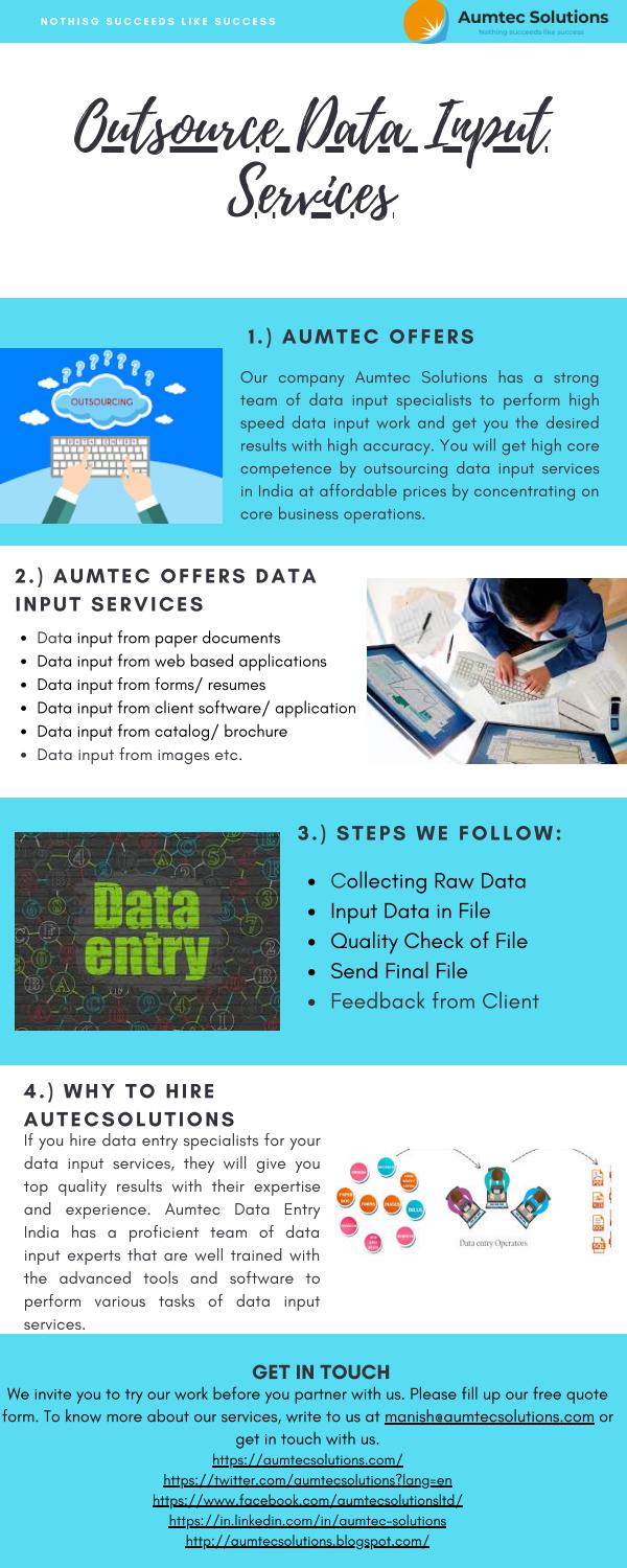 Outsource Data Input Services by dimple arora - Issuu