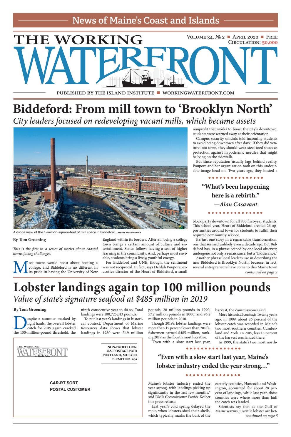 The Working Waterfront - April 2020 by Island Institute - Issuu