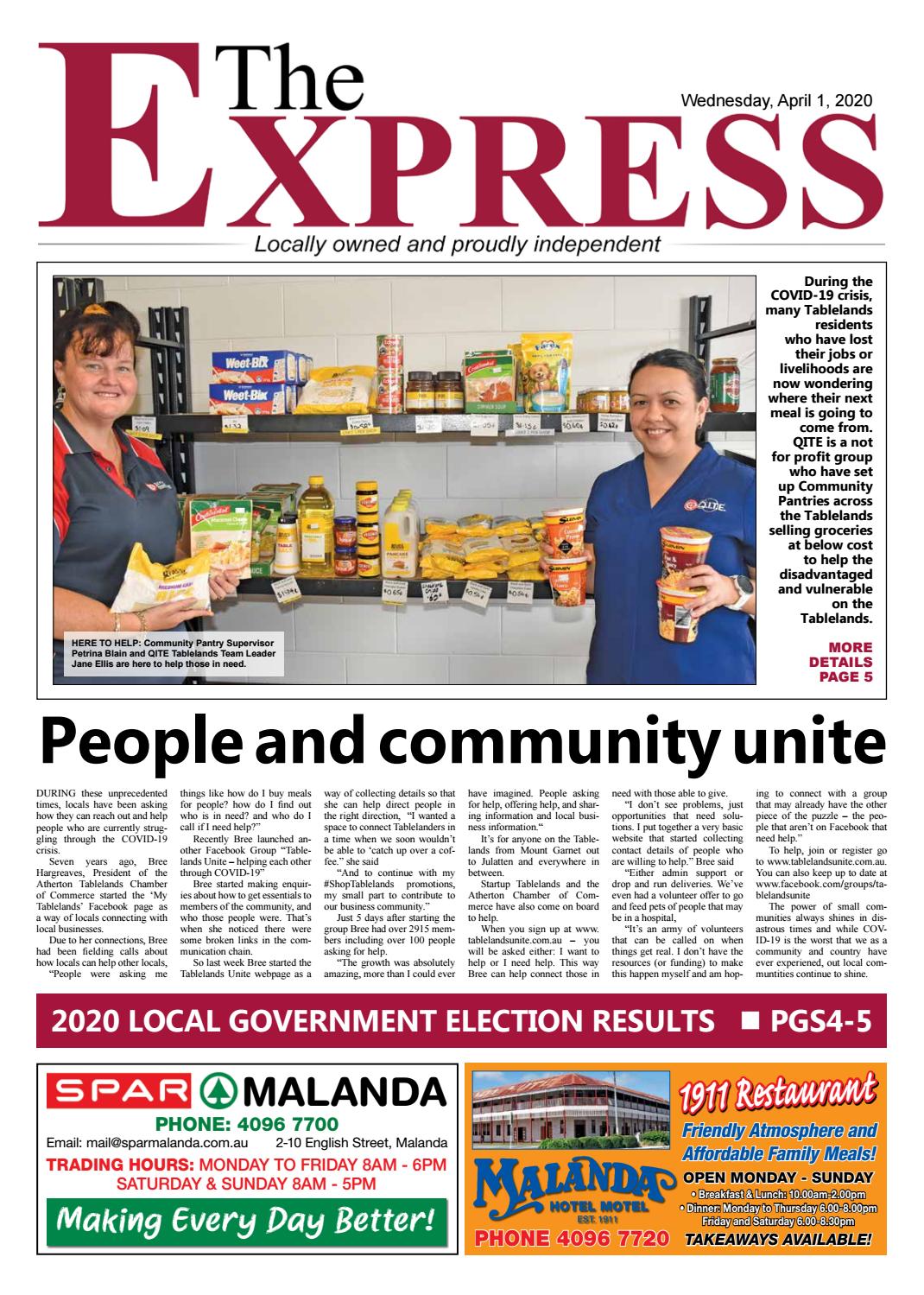 The Express Newspaper 1st April 2020 by Carlo Portella - Issuu