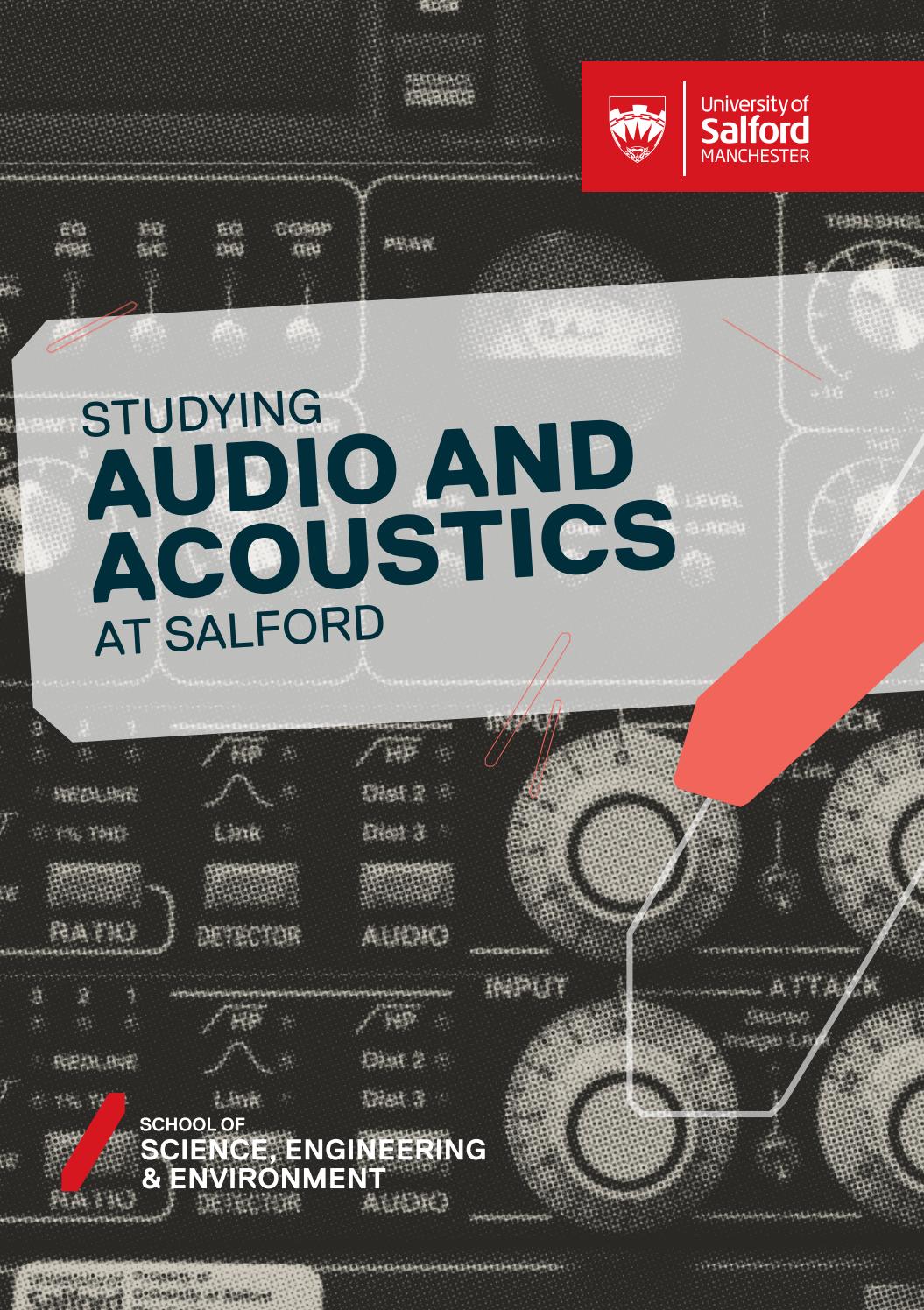 Audio and Acoustics by University of Salford - Issuu