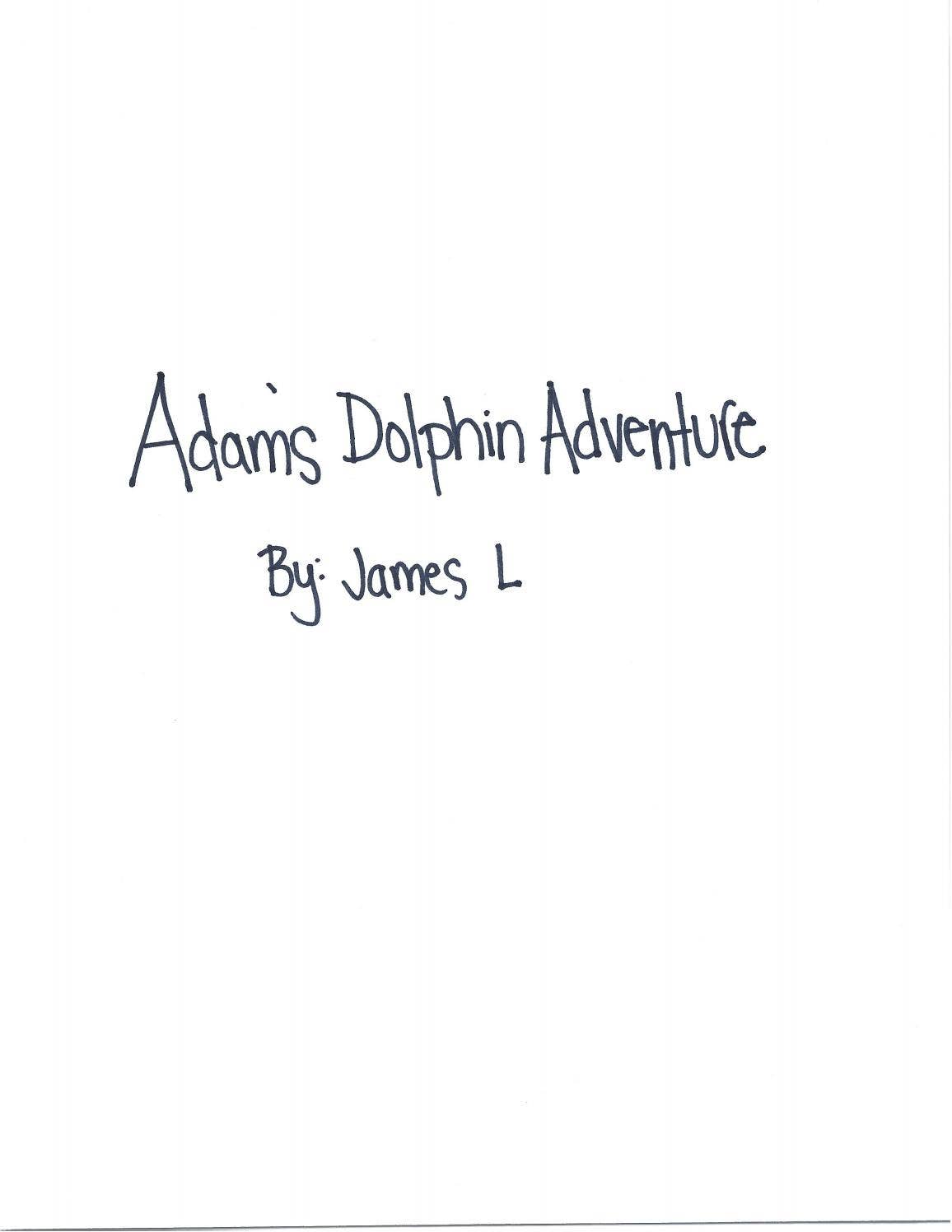 Adam's Dolphin Adventure by WJCT - Issuu