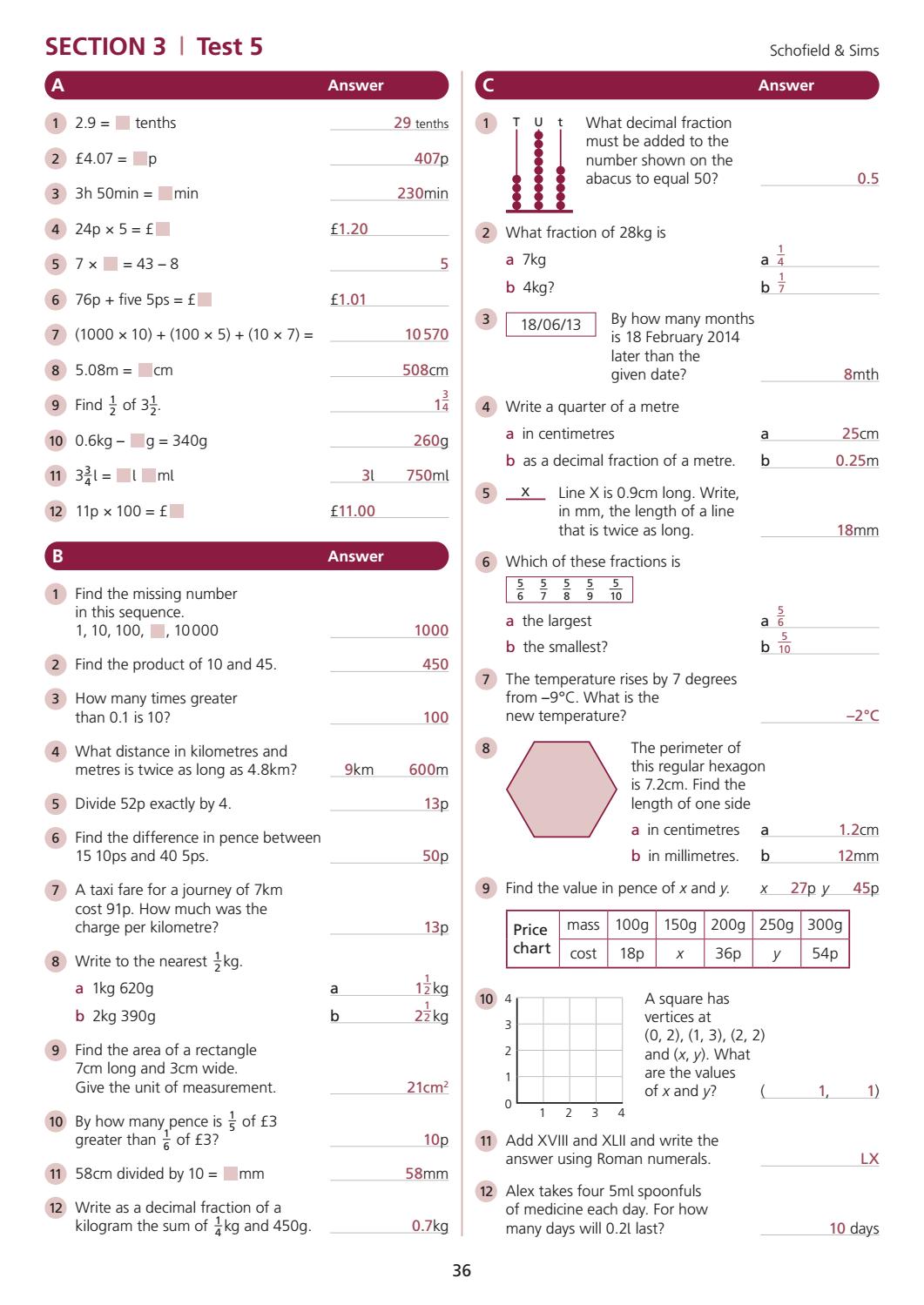 Mental Arithmetic 3 Answers Vebuka Mental Arithmetic 3 Answers Vebuka
