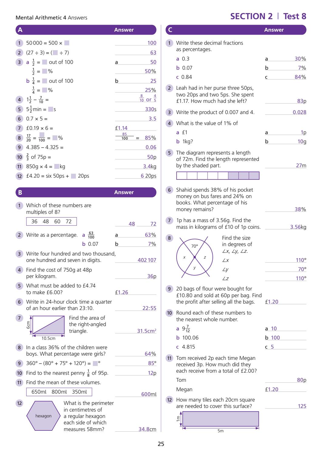 Mental Arithmetic 4 Answers Vebuka Mental Arithmetic 4 Answers Vebuka