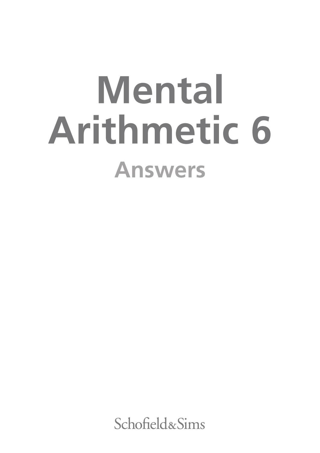 Mental Arithmetic 6 Answers Vebuka mental-arithmetic-6-answers-vebuka