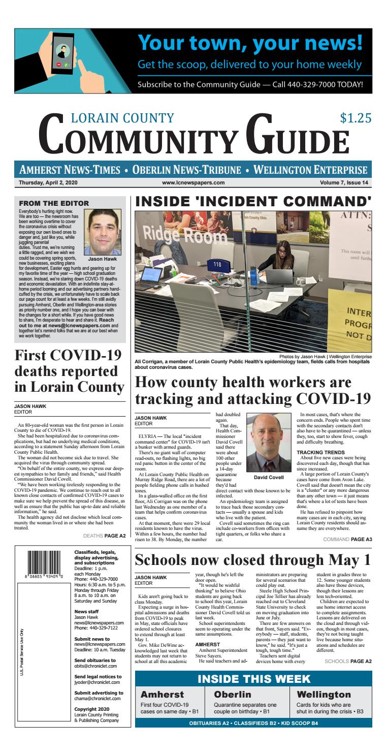 Lorain County Community Guide - April 2, 2020 by Lorain County Printing ...