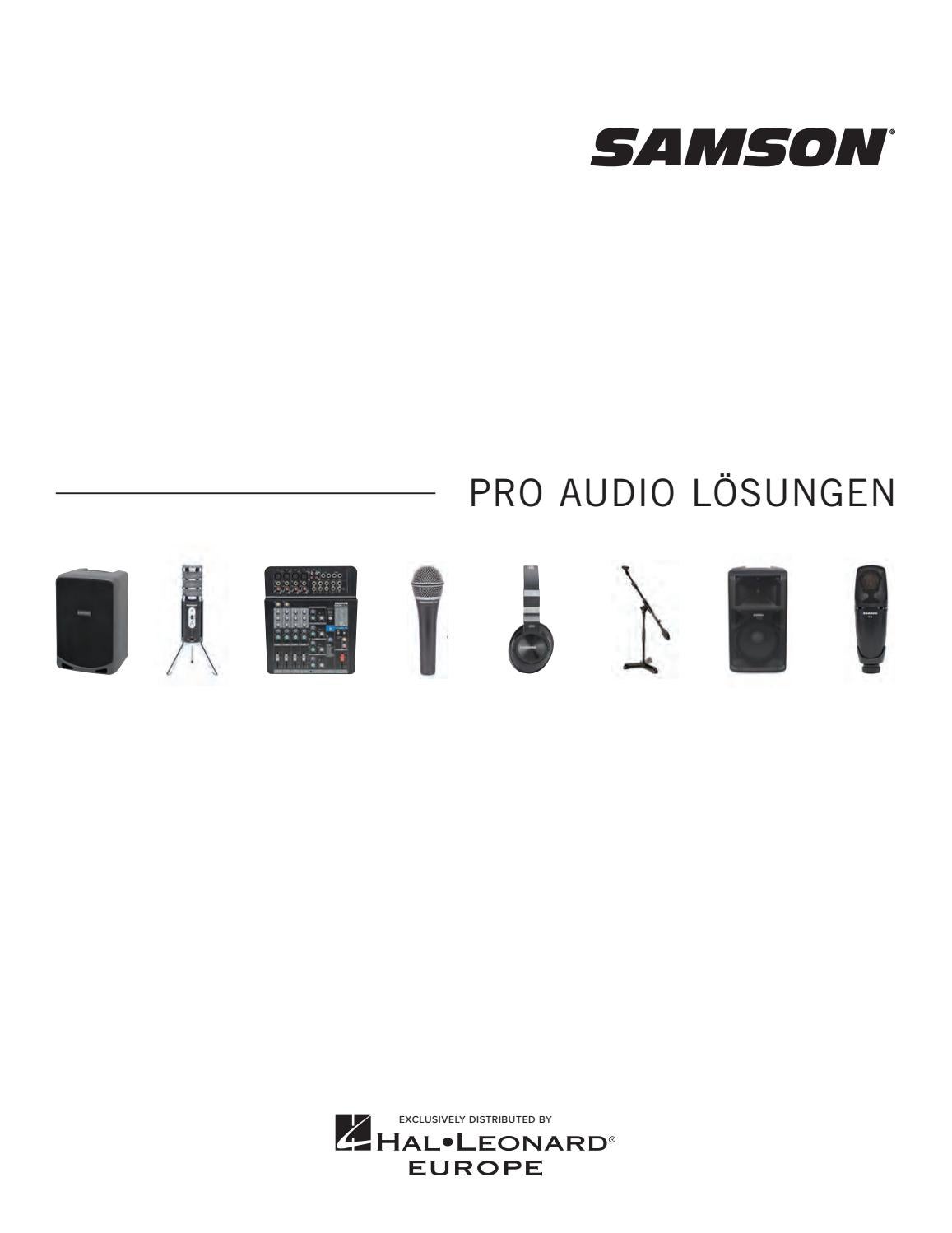 Samson Pro Audio Lösungen 2020 (German) by Hal Leonard Europe - Issuu