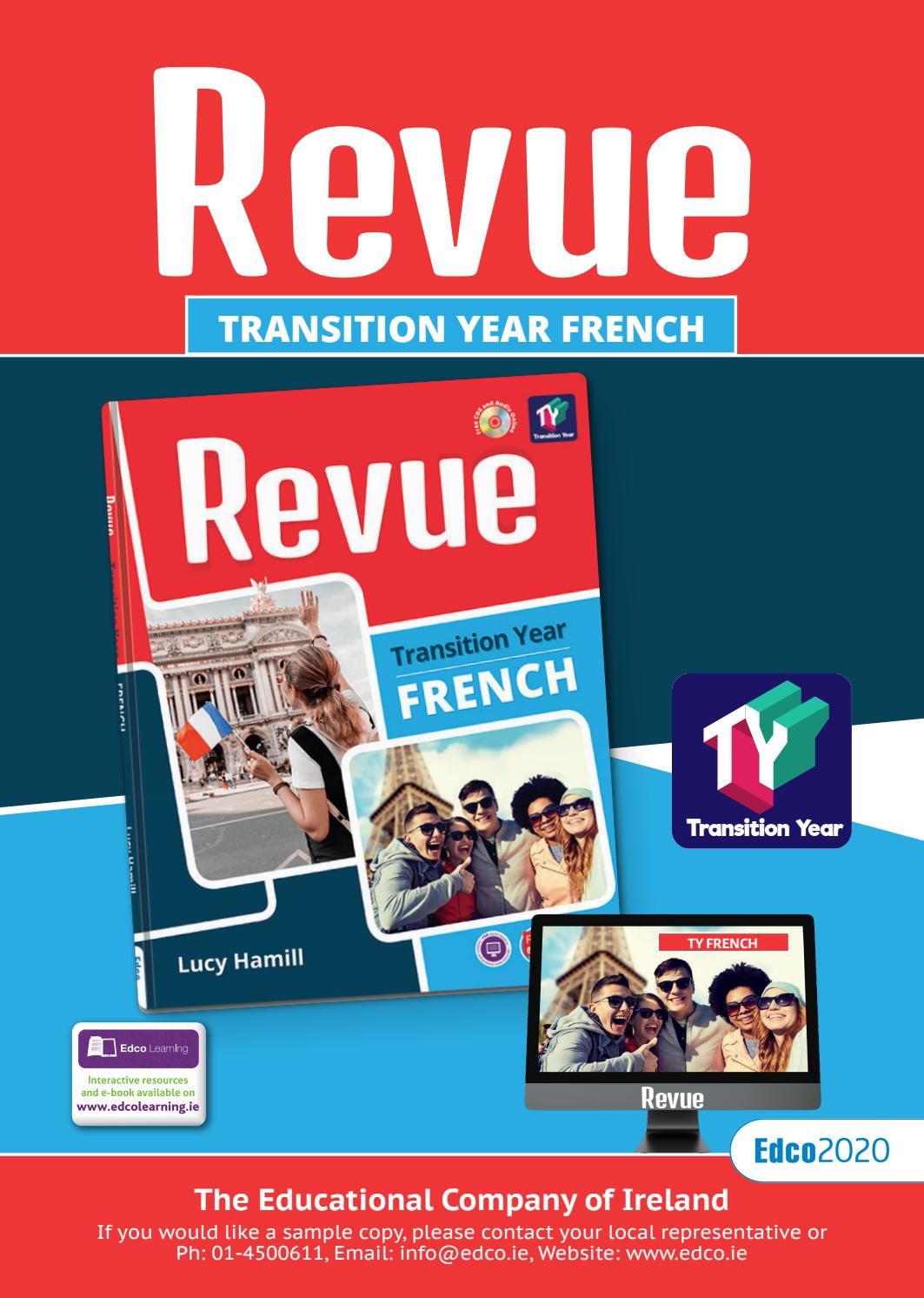 Revue - Transition Year French (Edco) by Edco Ireland - Issuu