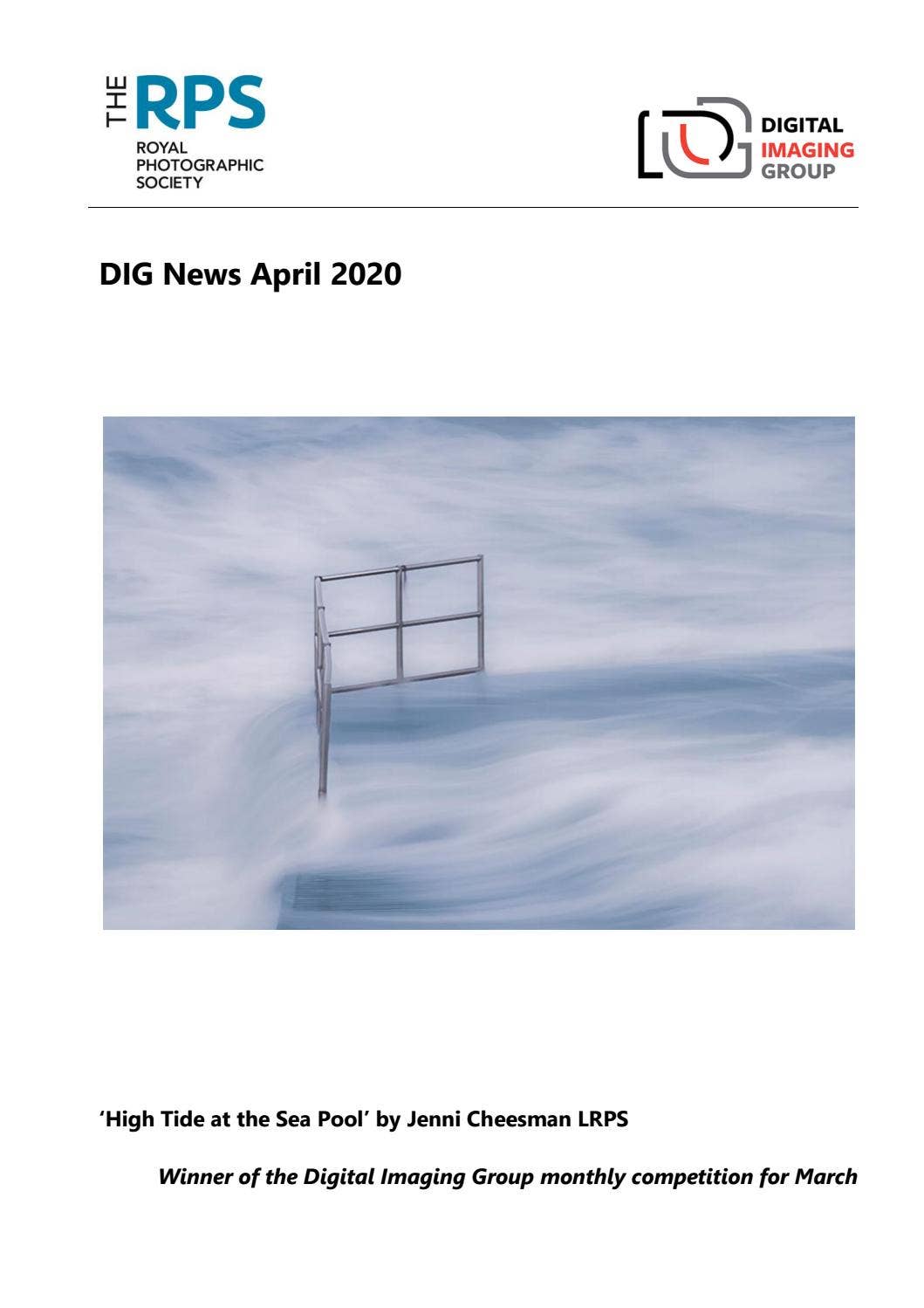 RPS Digital Imaging Group News April 2020 by Royal Photographic Society ...