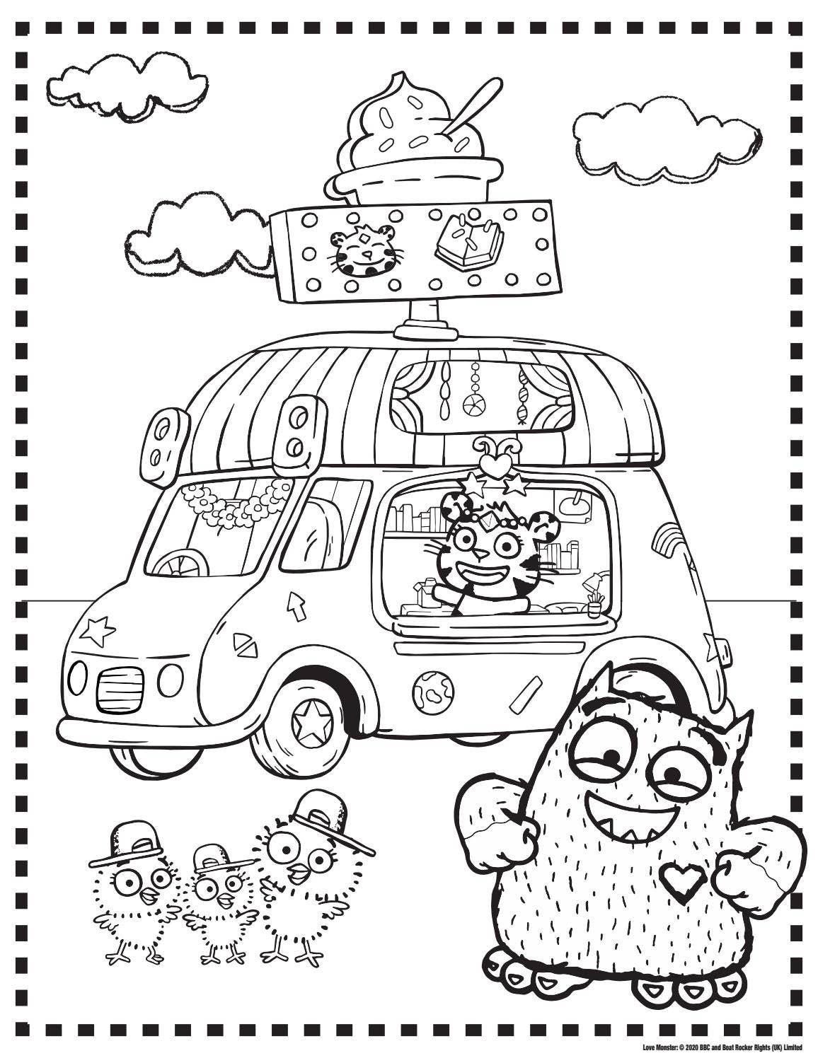 Love Monster Colouring Sheets by harpercollinschildrens - Issuu