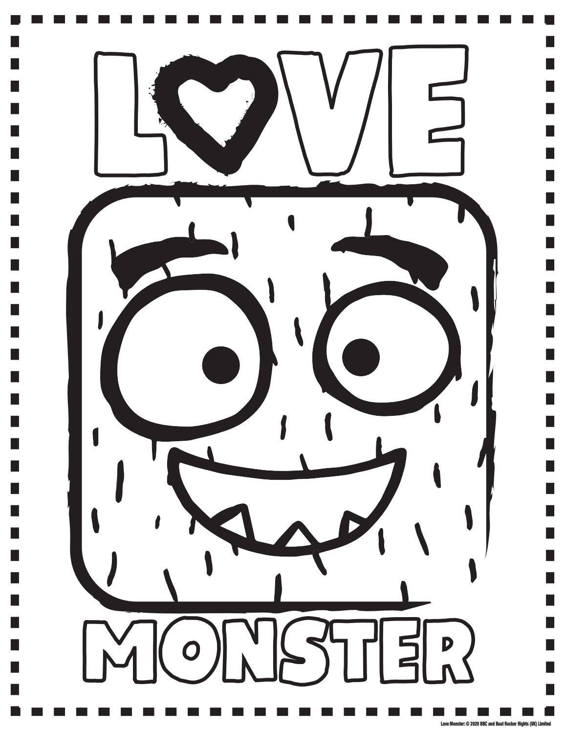 Love Monster Colouring Sheets by harpercollinschildrens - Issuu