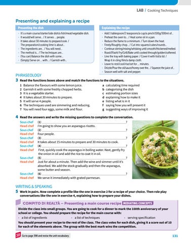 Mastering Cooking and Service by ELI Publishing - Issuu