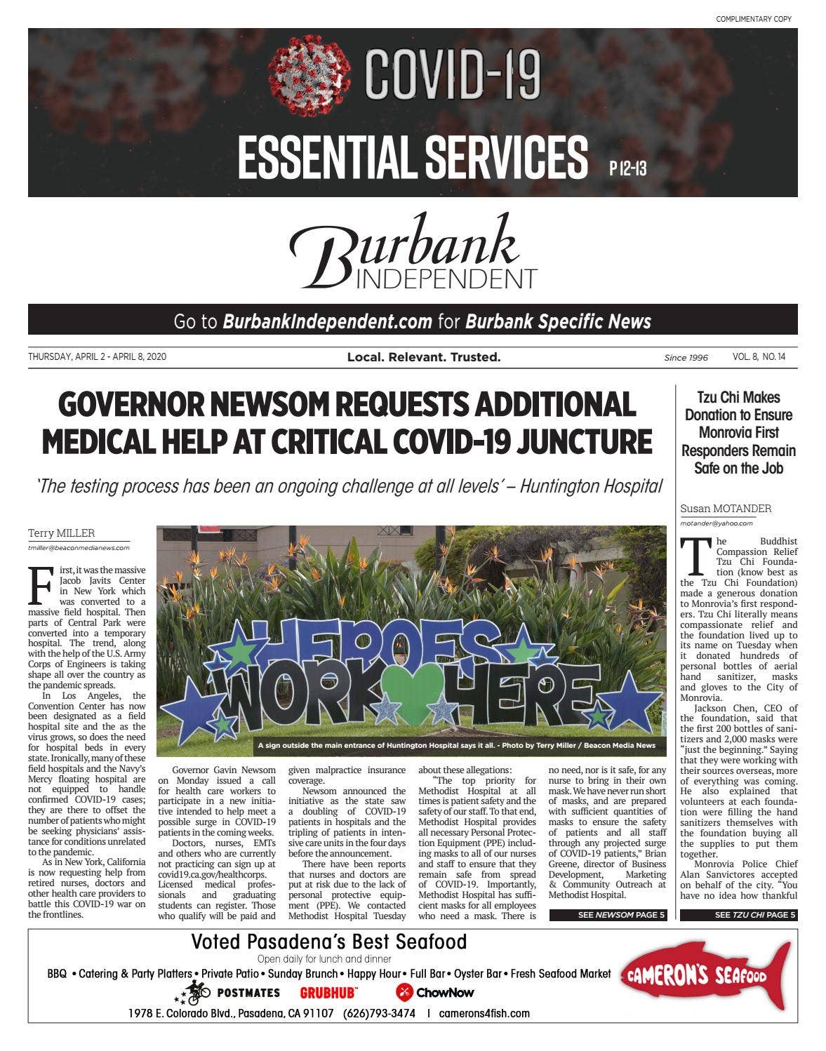 Burbank Independent - 04/02/2020 by Beacon Media News - Issuu