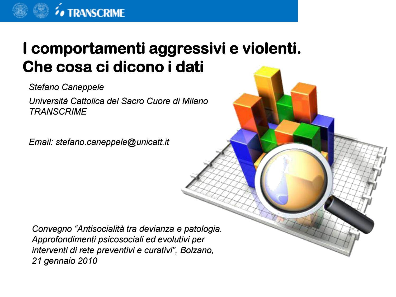 Relazione - Vortrag Stefano Caneppele by Associazione La Strada - Issuu