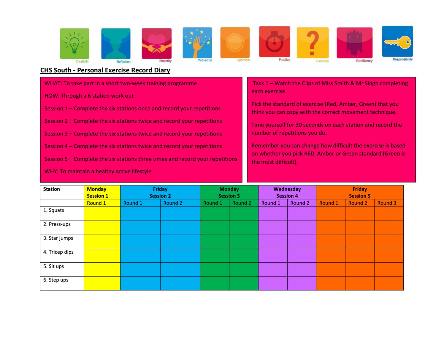 Circuit Training Record Diary by Schudio - Issuu