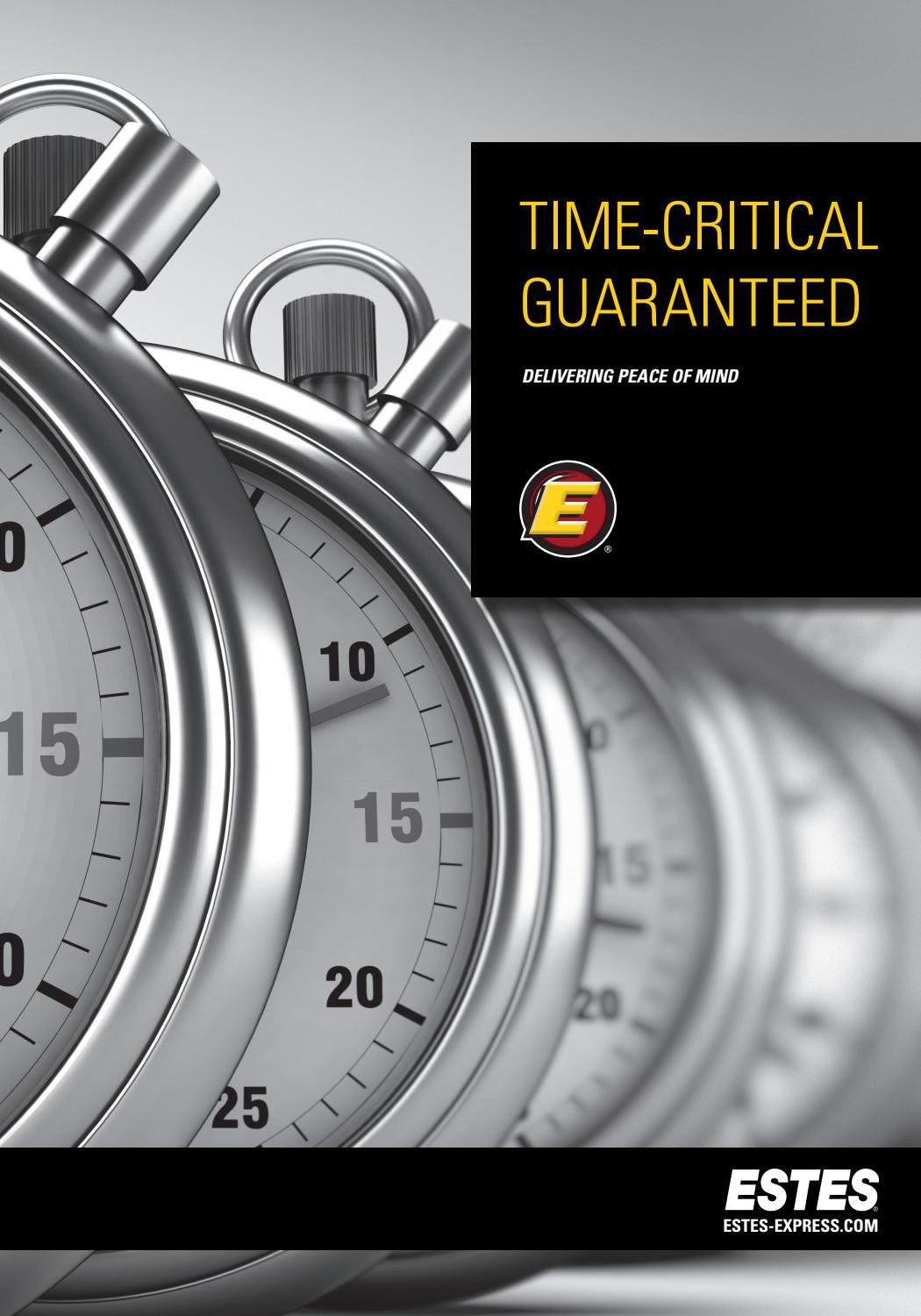 Estes Time-Critical Guaranteed Solutions by Estes - Issuu