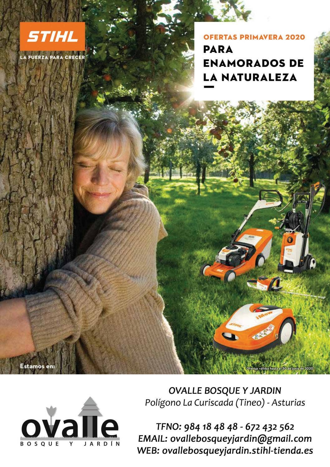 OFERTAS STIHL PRIMAVERA-VERANO 2020 by ovallebosqueyjardin - Issuu