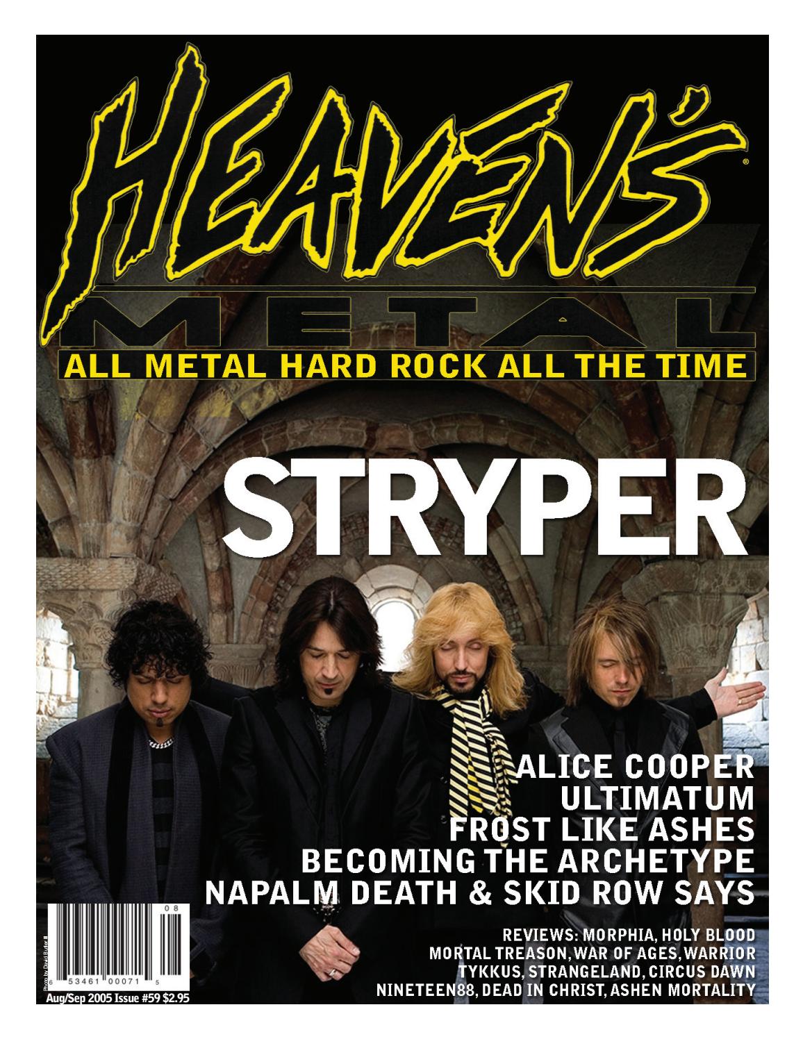 Heaven's Metal, Issue #59 (Aug/Sept 2005) by Heaven's Metal Magazine ...