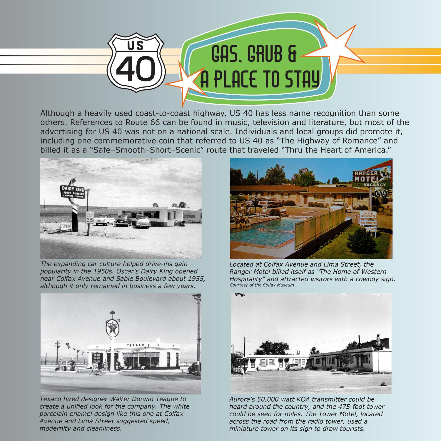 US 40 and the American Road Trip Exhibit by Aurora History Museum and ...