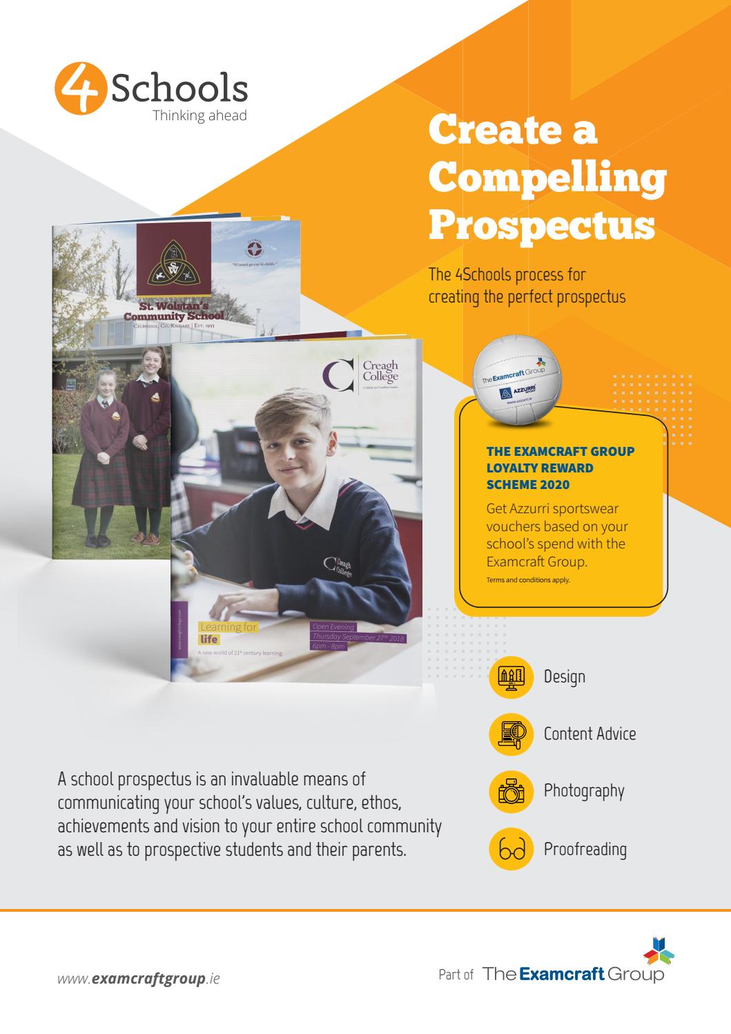 Prospectus brochure 2020 by The Examcraft Group - Issuu