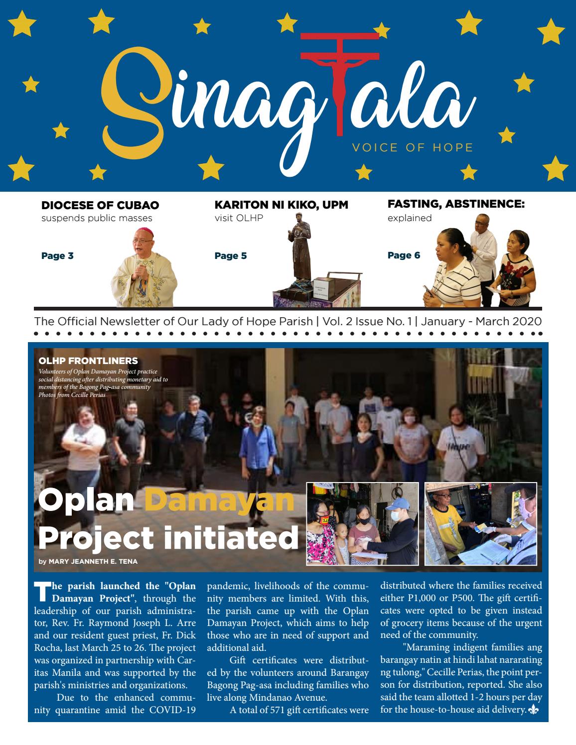Sinagtala Vol 2 Issue 1 by olhp.sinagtala - Issuu