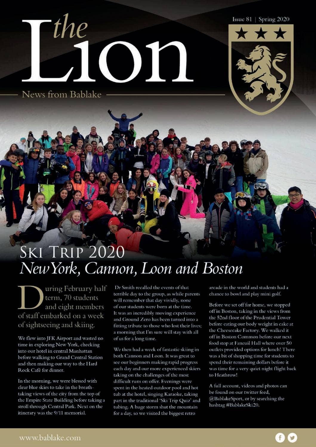 The Lion - Issue 81 by Bablake - Issuu