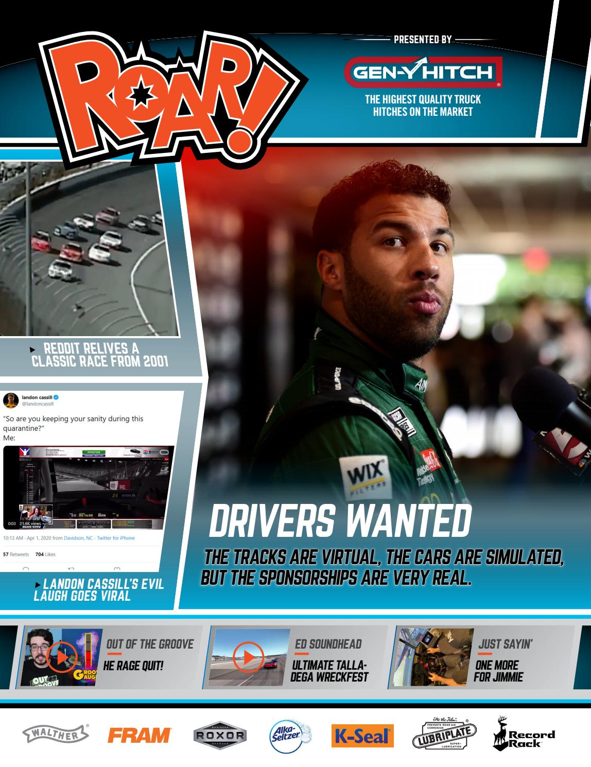 ROAR! - Weekly Racing Magazine - April 6, 2020 by A.E. Engine - Issuu