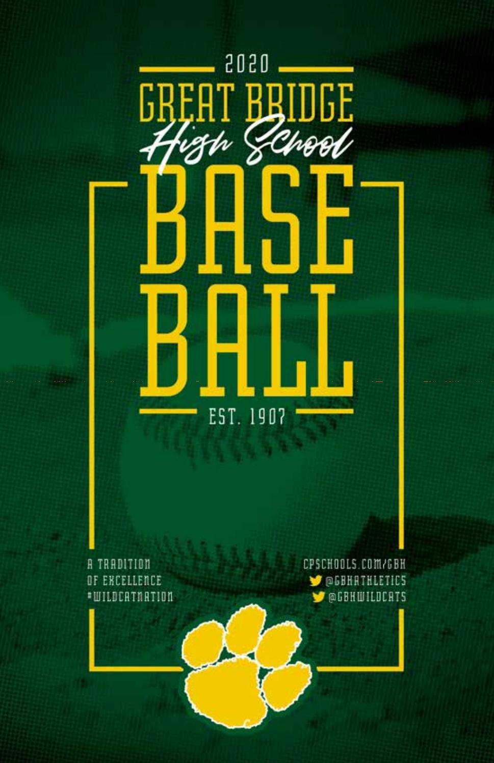 Great Bridge 2020 Baseball Media Guide by Bench Craft Company - Issuu