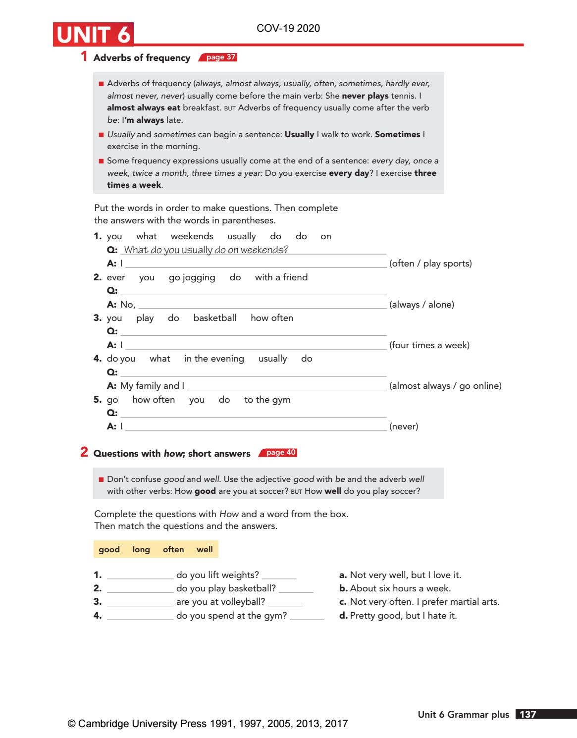 Interchange 5th edition Level 1 Student's Book by Cambridge English - Issuu