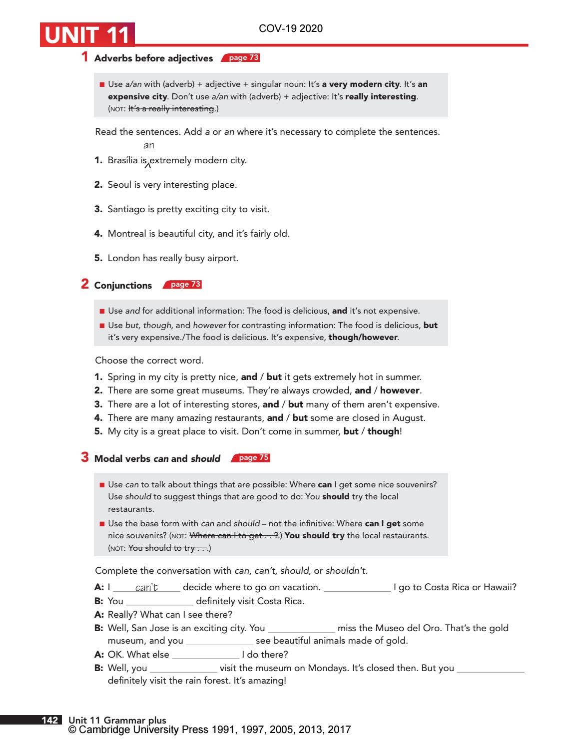 Interchange 5th edition Level 1 Student's Book by Cambridge English - Issuu