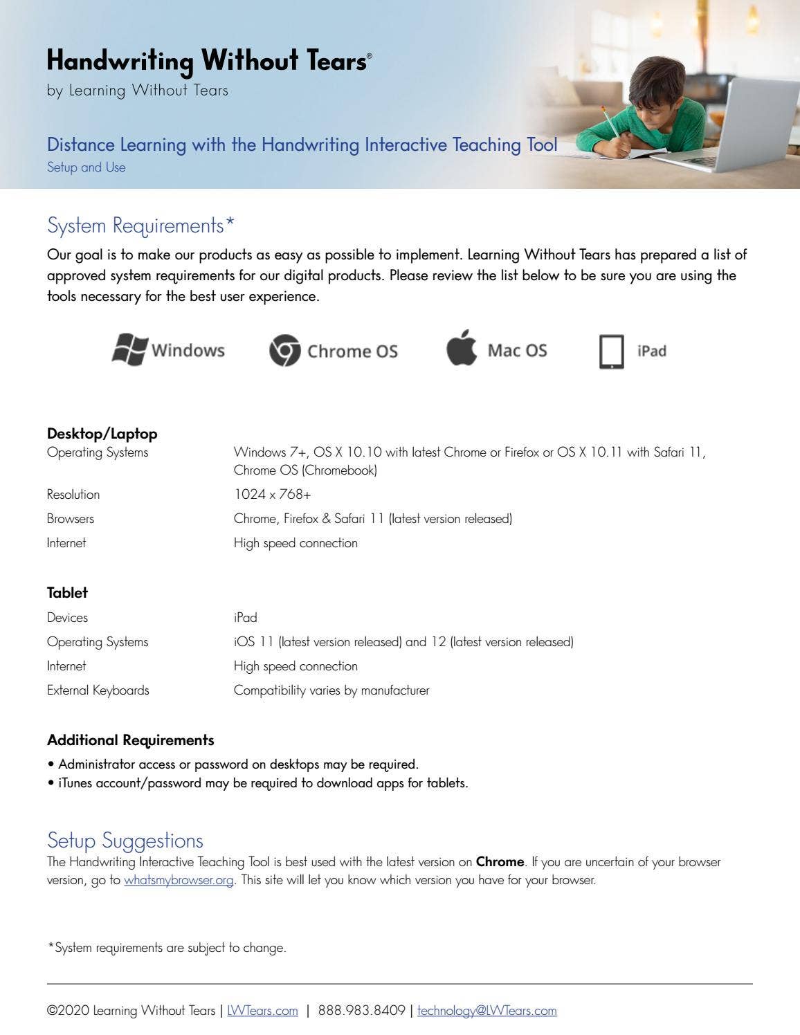 Handwriting Interactive Teaching Tool System Requirements by Learning ...