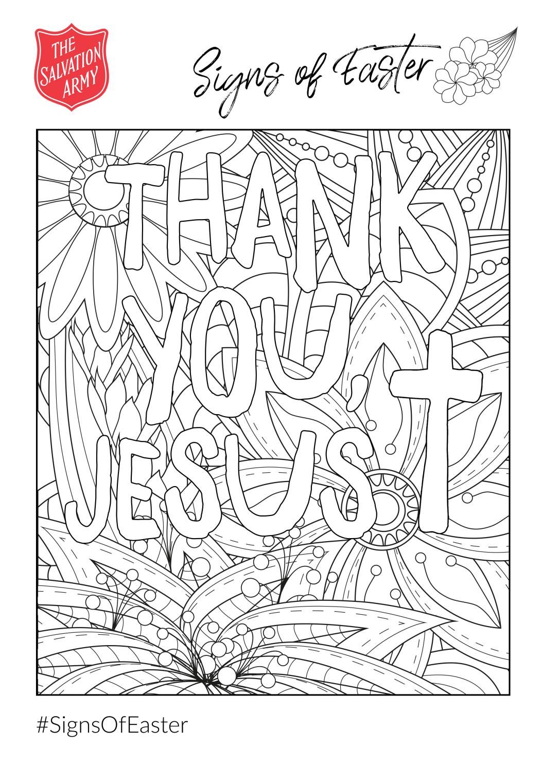 Thank you Jesus (Outline) by Salvation Army IHQ - Issuu