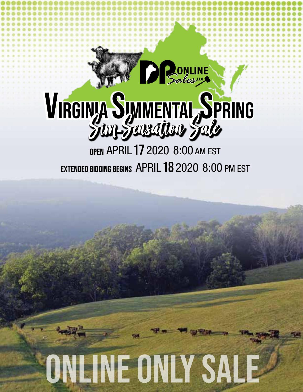 2020 Virginia Simmental Spring Sim-Sensation Sale Catalog by Ranch ...