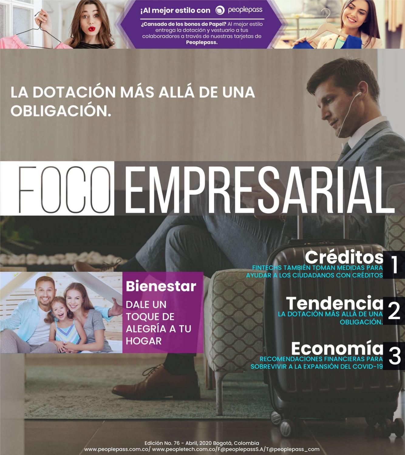 Revista Foco Empresarial Ed. 76 by Peoplepass S.A.S. - Issuu