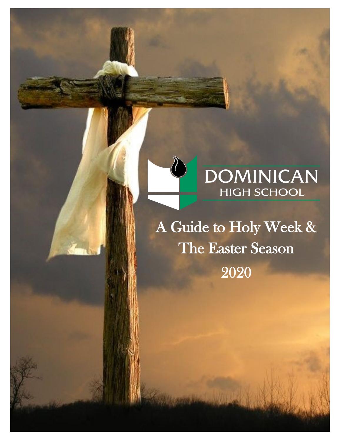 Dominican Holy Week & Easter Guide by Dominican High School - Issuu