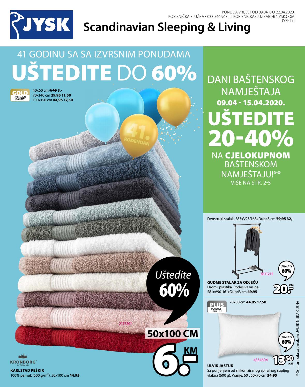 JYSK BiH katalog od 09.-22.04.2020. by Catalog.hr - Issuu