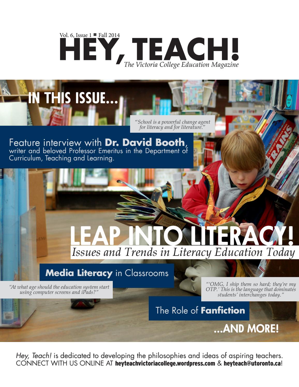 Vol. 6, Issue 1 - Leap into Literacy! Issues and Trends in Literacy ...