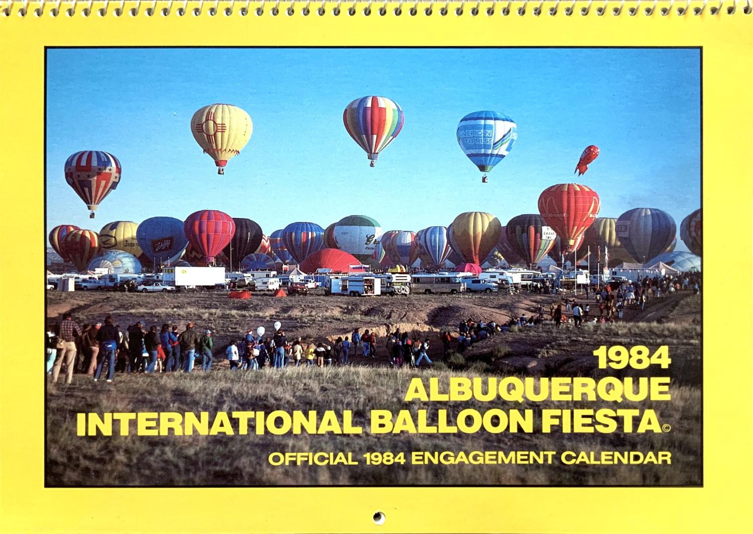 1984 AIBF Calendar by Albuquerque International Balloon Fiesta - Issuu