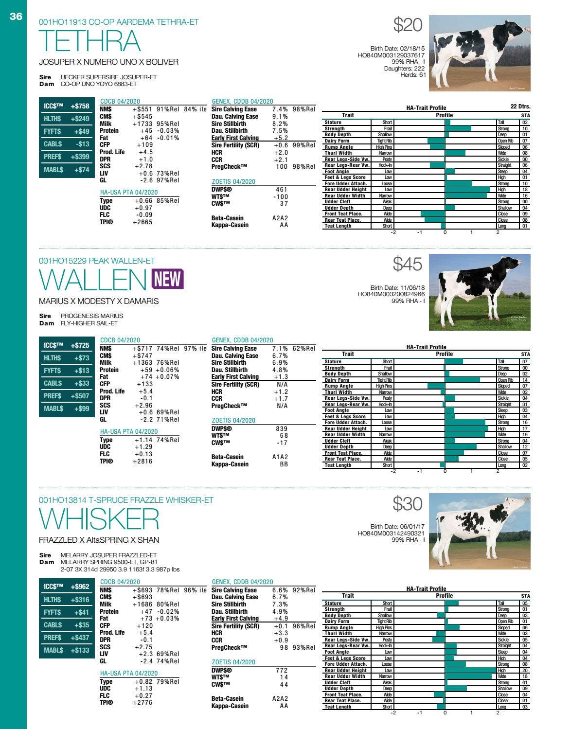 GENEX Holstein Sires by GENEX - Issuu