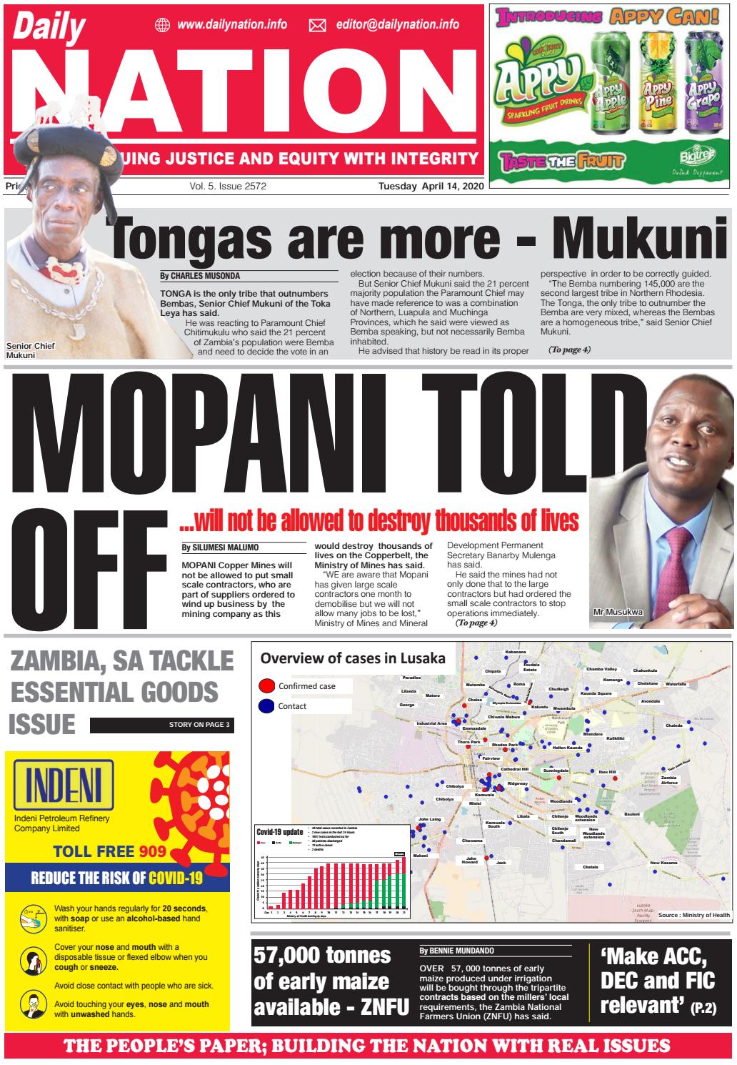 Daily Nation - April 14, 2020 by dailynation - Issuu