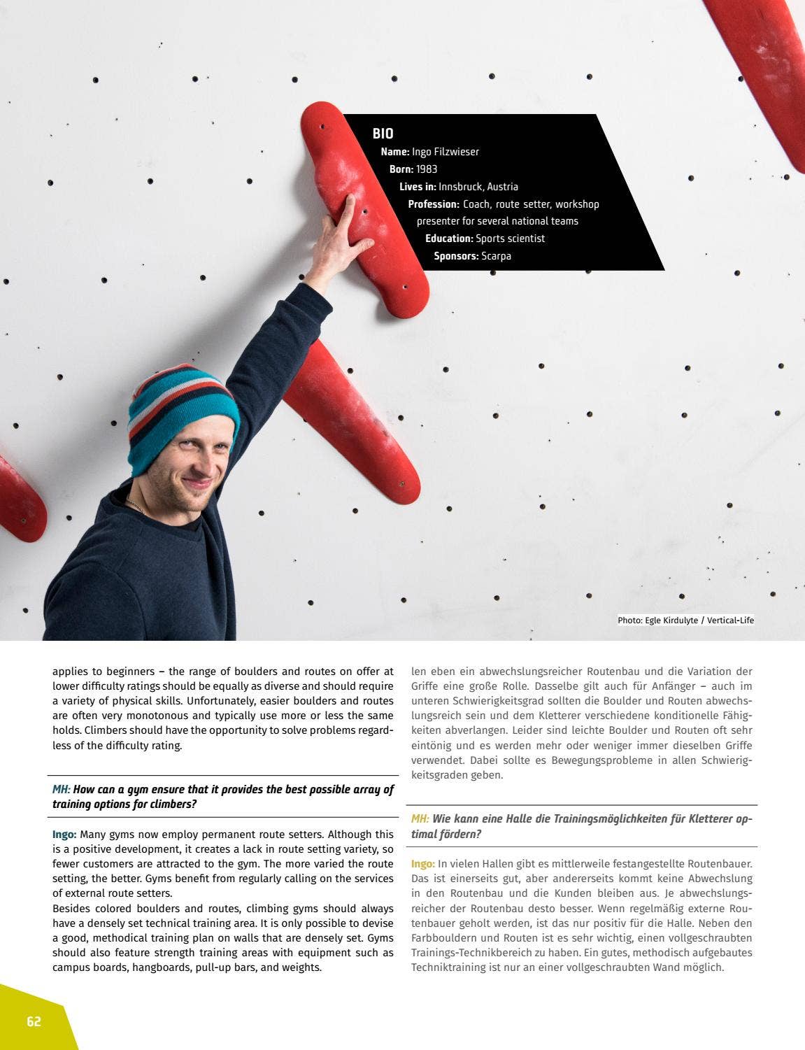 Route Setter #1 – a new business magazine for the indoor climbing ...