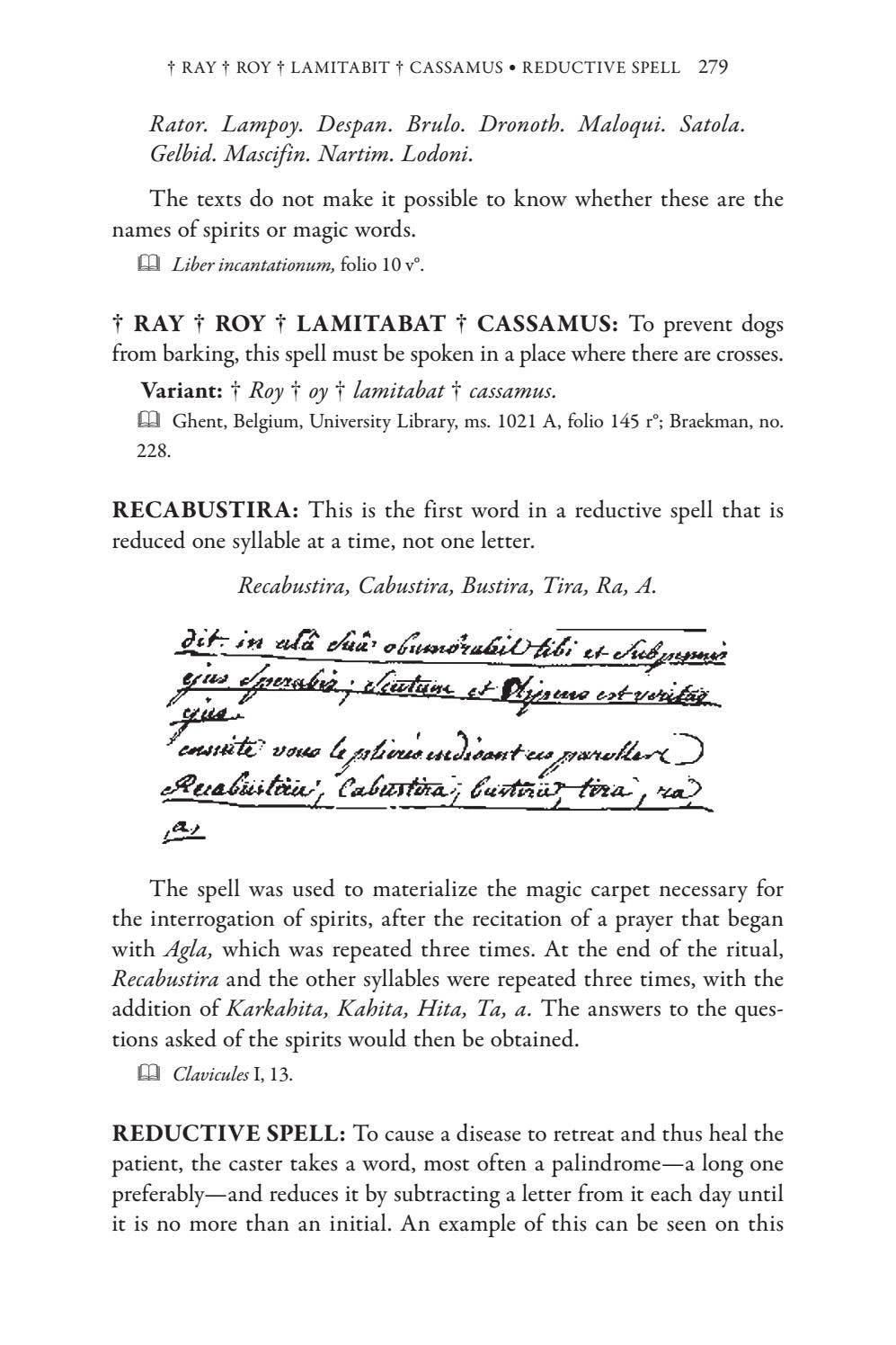 Dictionary of Ancient Magic Words and Spells From Abraxas to Zoar by ...
