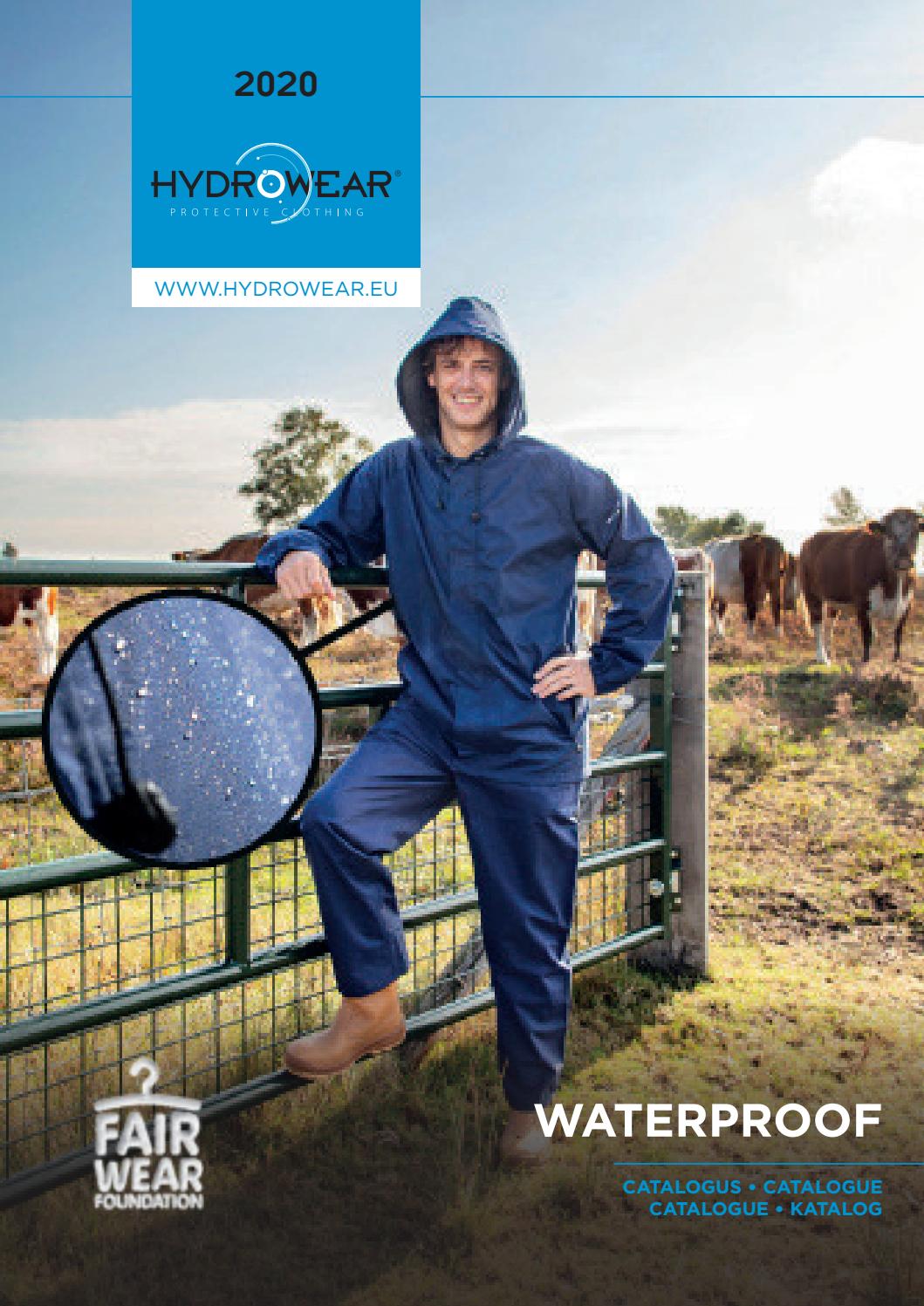 Brochure Hydrowear Waterproof 2020 by Zijlstra Beroepskleding - Issuu