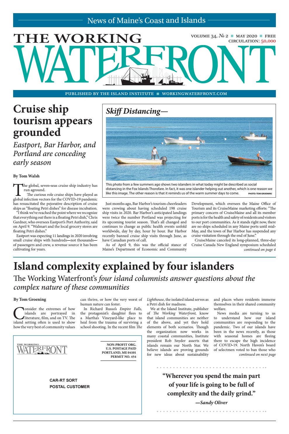 The Working Waterfront - May 2020 by Island Institute - Issuu