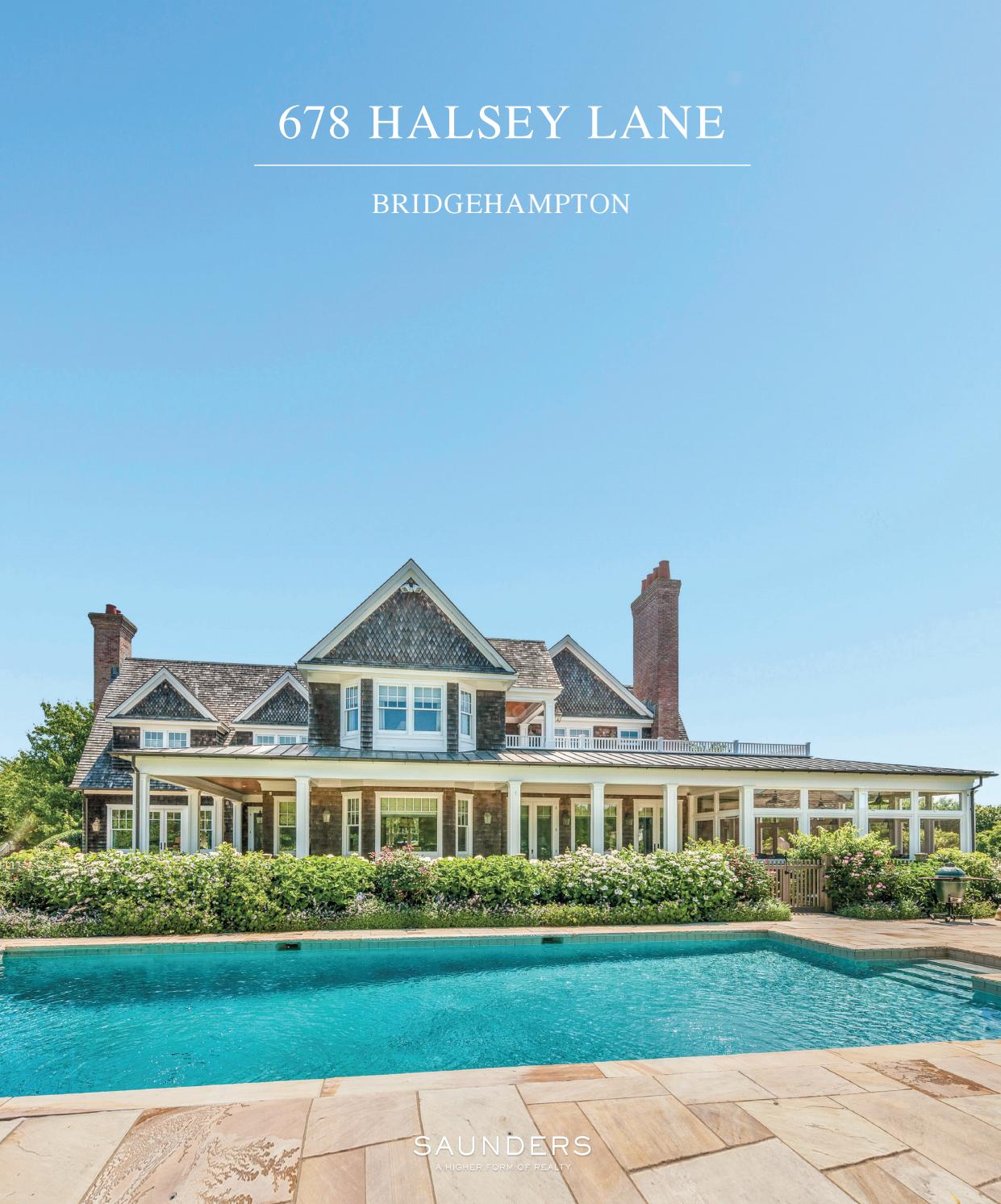 678 Halsey Lane, Bridgehampton by Saunders & Associates - Issuu