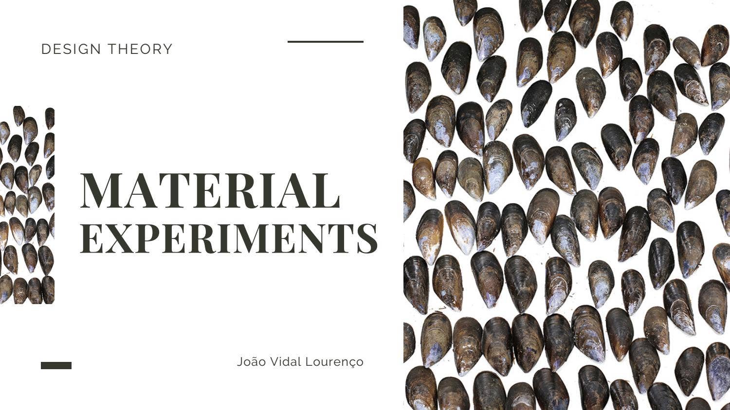 Material Experiments - Mussel Shells by Jo.Nuno - Issuu
