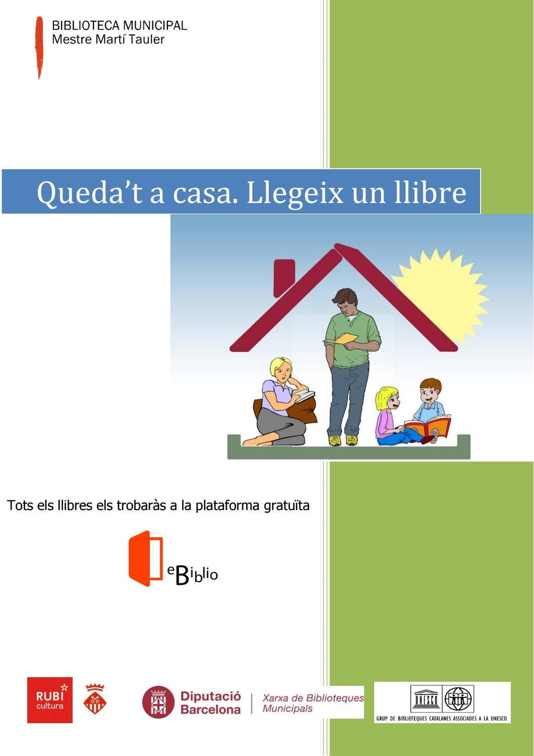 Guia de lectura queda't a casa by Biblioteca Mestre Martí Tauler - Issuu