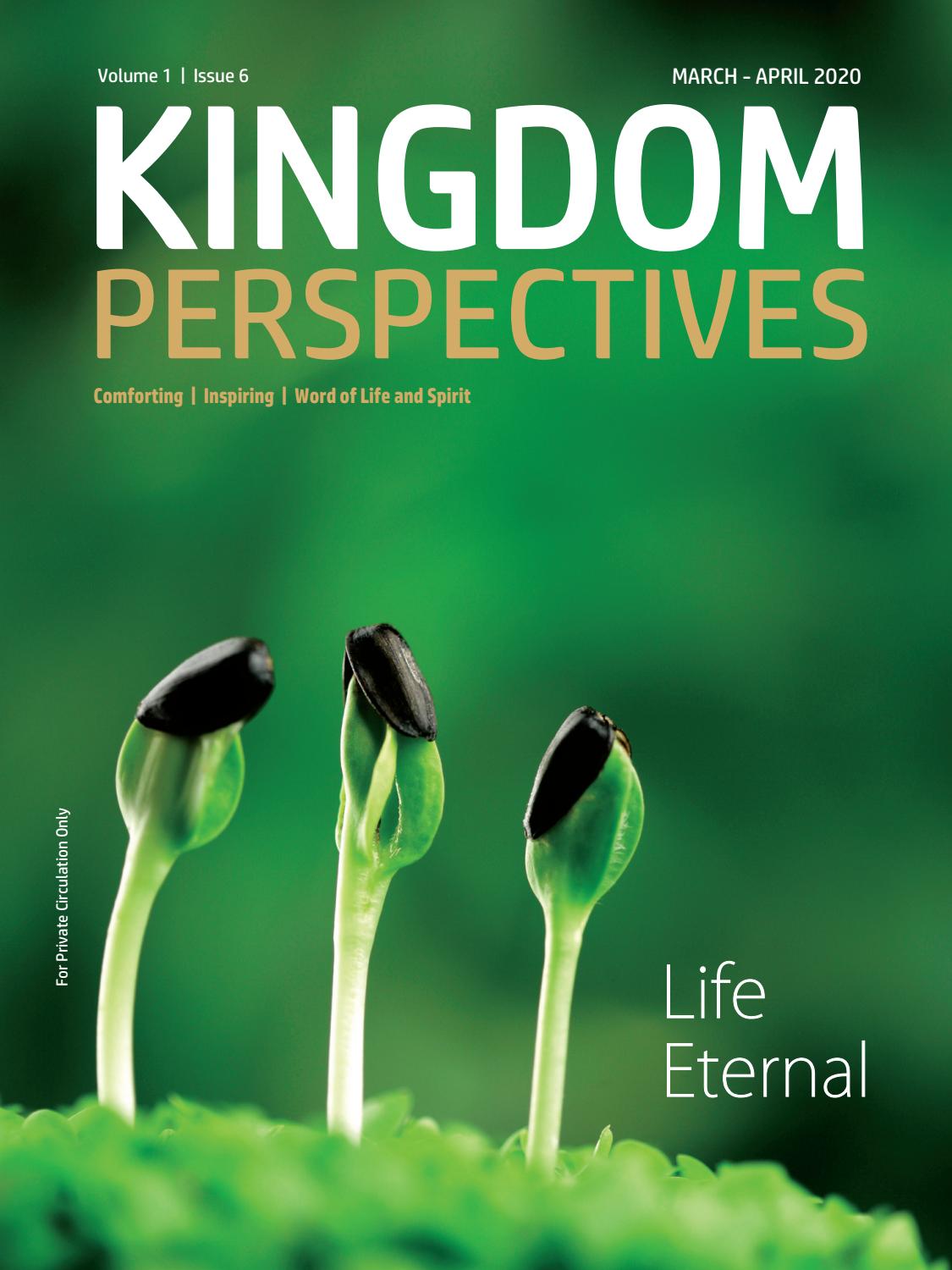 kingdom perspective March- April 2020 by kingdom Perspectives - Issuu